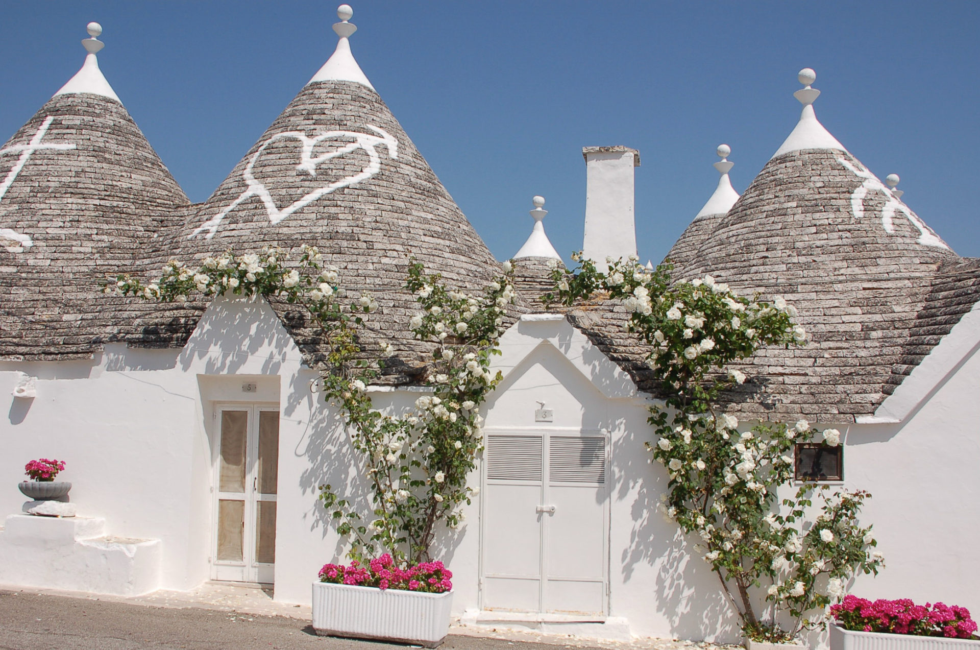 Die Trulli von Alberobello in Apulien