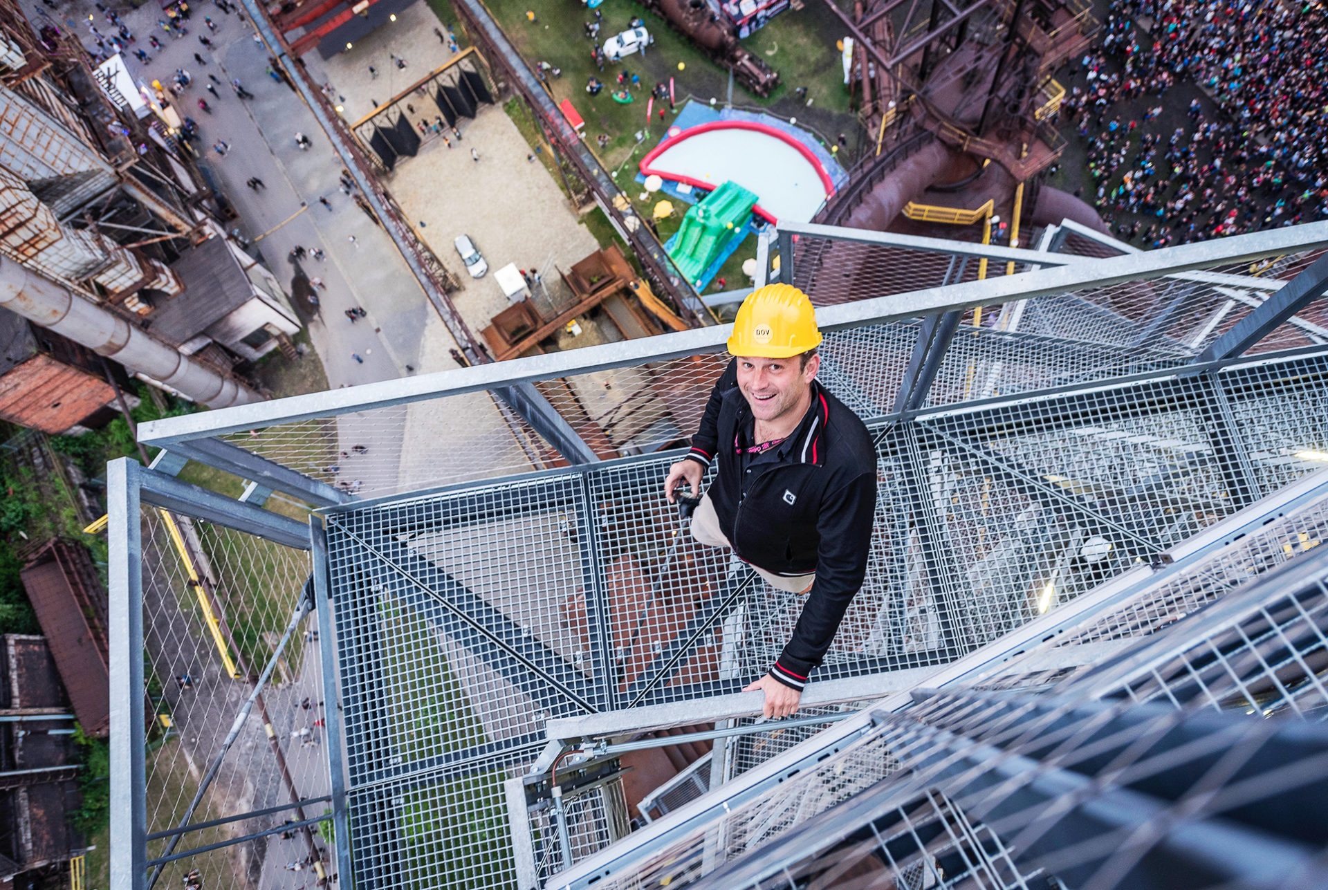 Der Usain Bolt Tower in Ostrava